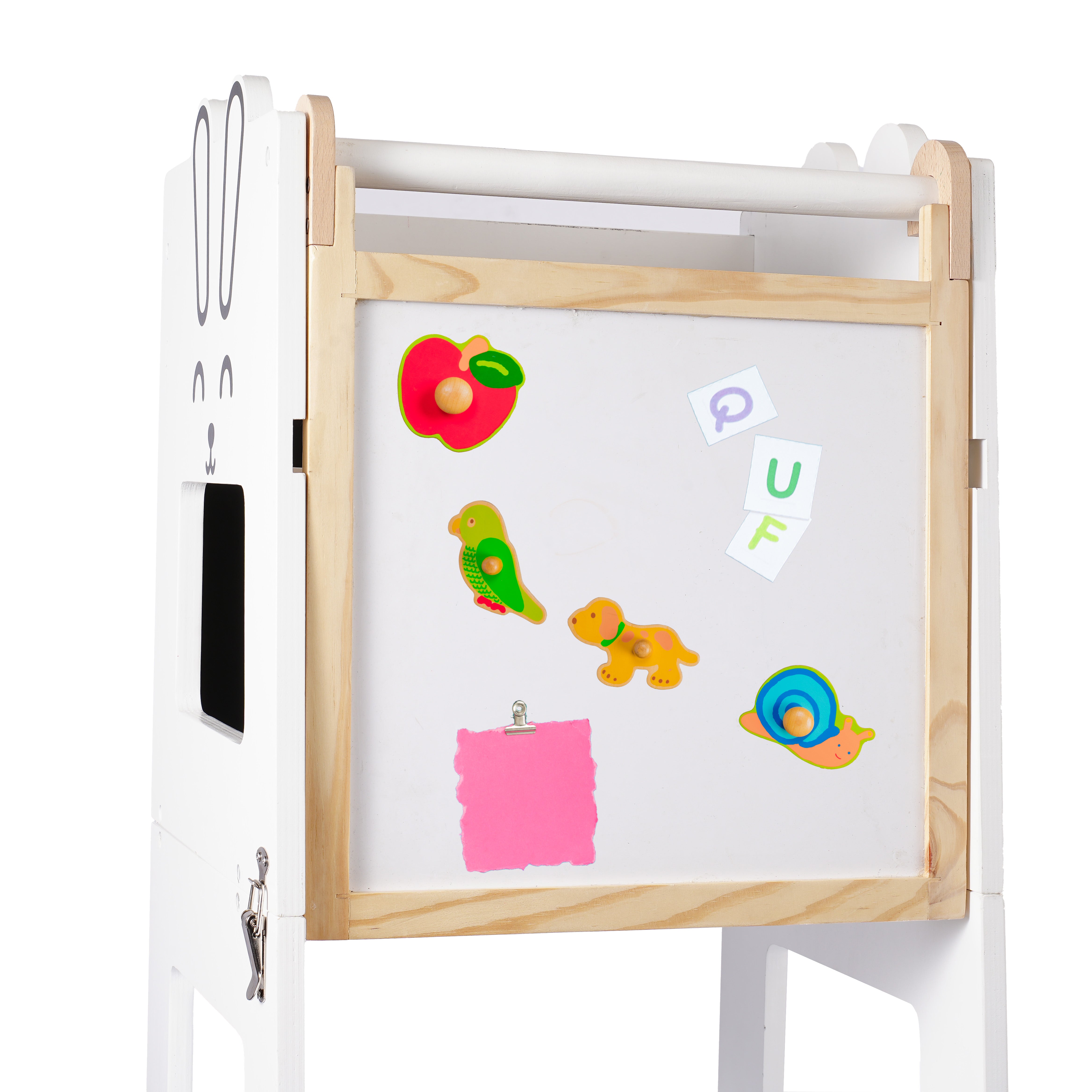 Wooden Frame Magnetic Whiteboard – The Little Bunny Australia